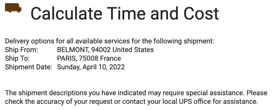 UPS International Shipping Redlining in South San Francisco | Big Mess ...